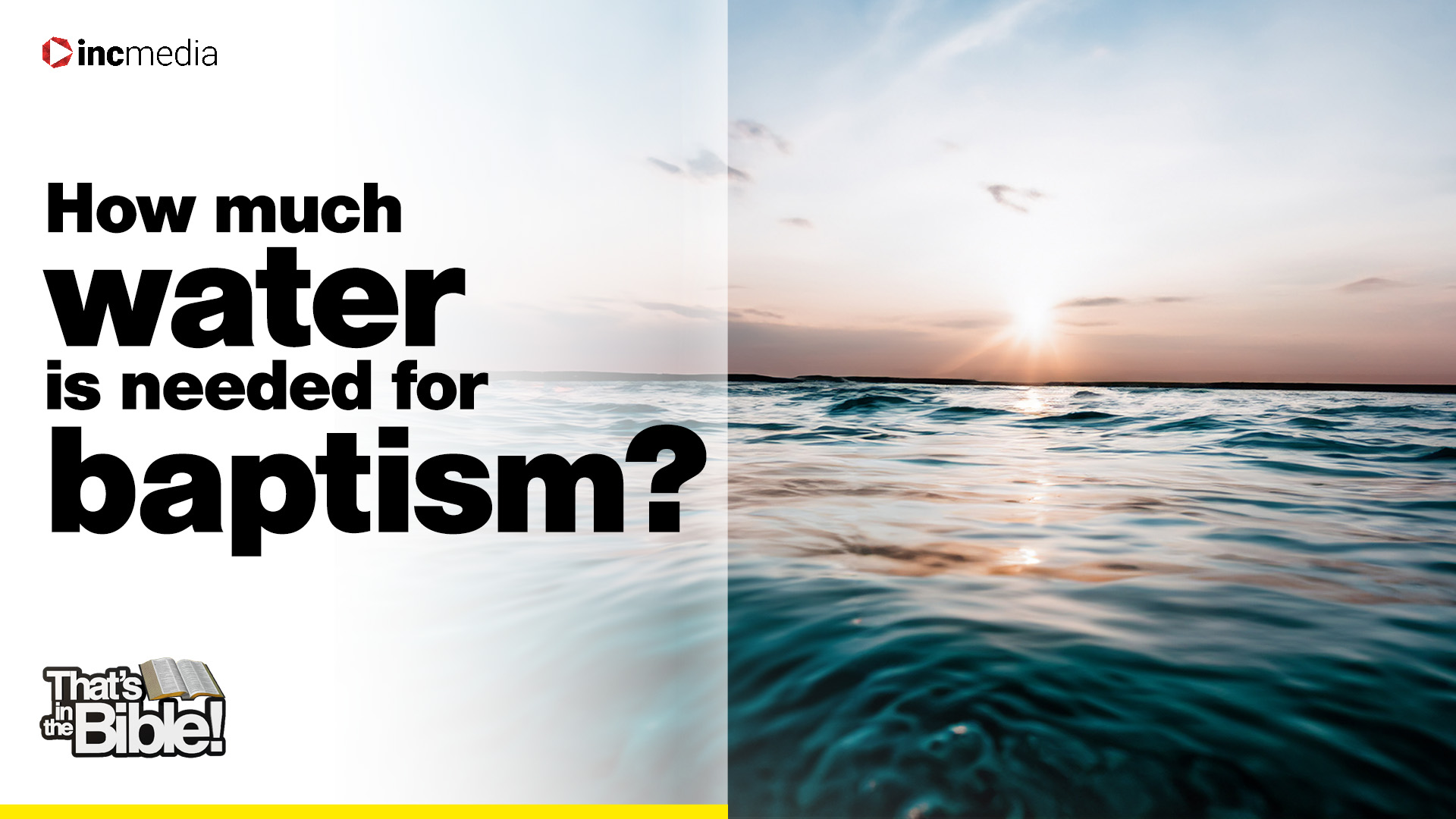 Why is Baptism Important? - incmedia.org